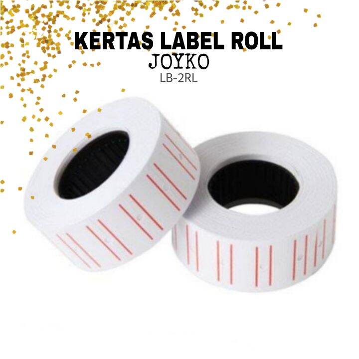 Kertas Label Harga Roll / Refil Kertas Harga 12mmx21mm LB-2RL | Lazada ...