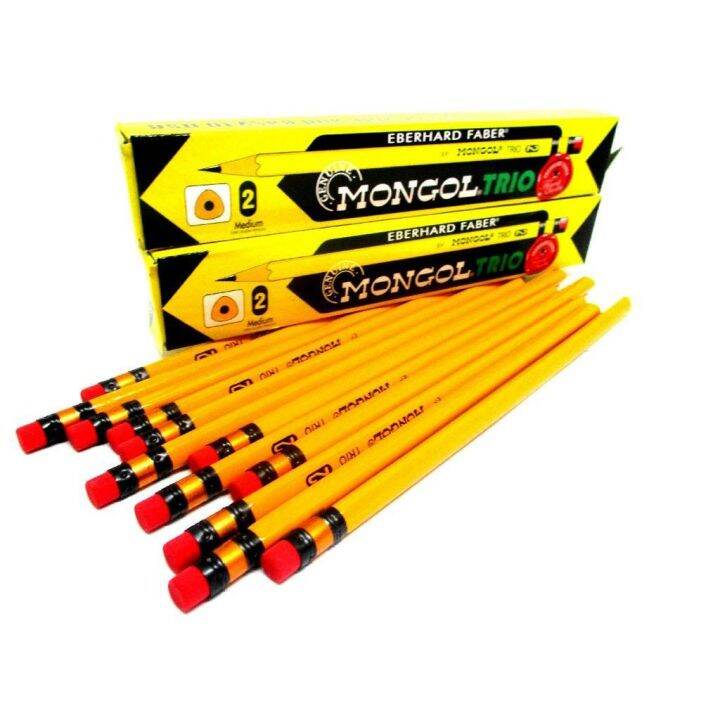 Mongol octagon Pencil Eberhard Faber 1box/12pcs (#2 Medium) | Lazada PH