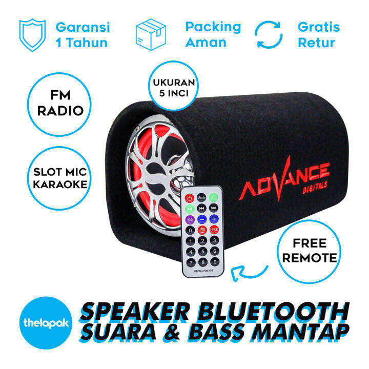 Speaker Aktif Advance T101bt Bluetooth Radio / Speaker Bluetooth ...