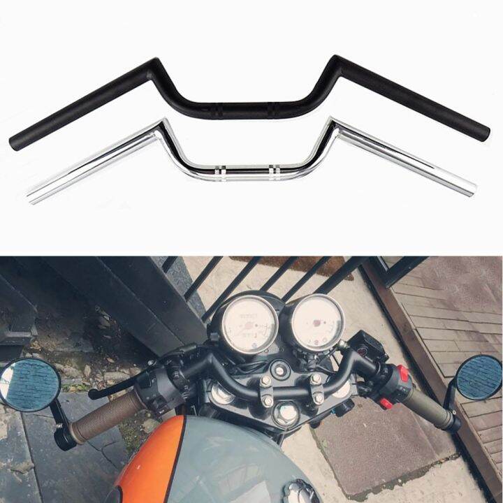 22mm Motorcycle Handlebars Type M Drag Bar Vintage Bike Cafer Racer ...