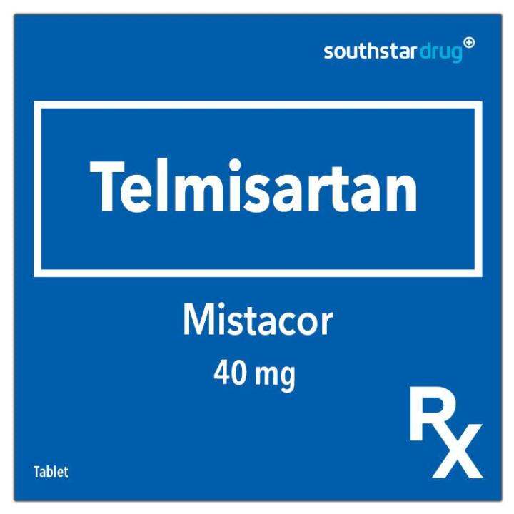 Rx: Mistacor 40mg Tablet | Lazada PH