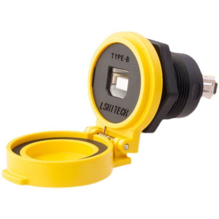 LSHITECH 3D Printer Frount Bulkhead USB Type B to A Square Panel Mount ...