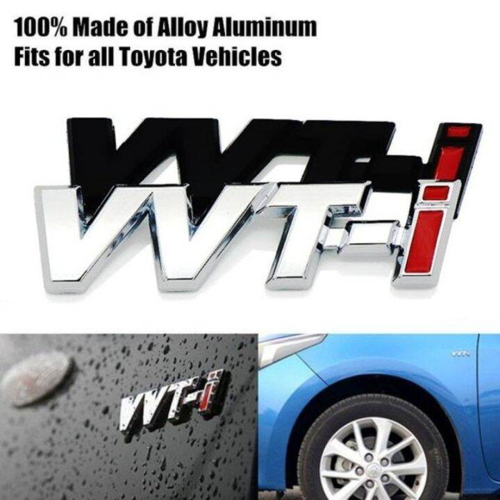 Toyota Corolla Metal VVTi Letters Logo Car Sticker Emblem C-21 | Lazada PH