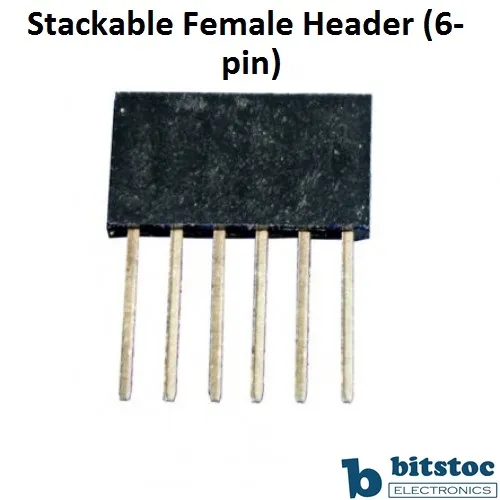 Stackable Female Header (6-pin) (8pcs pack) | Lazada PH