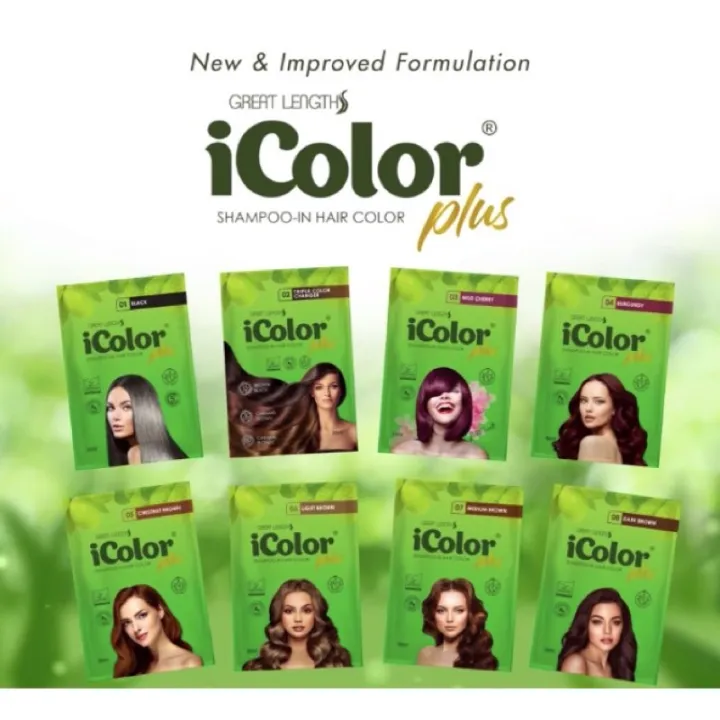 iColor ic Hair Dye Shoo (Sachets) | Lazada PH