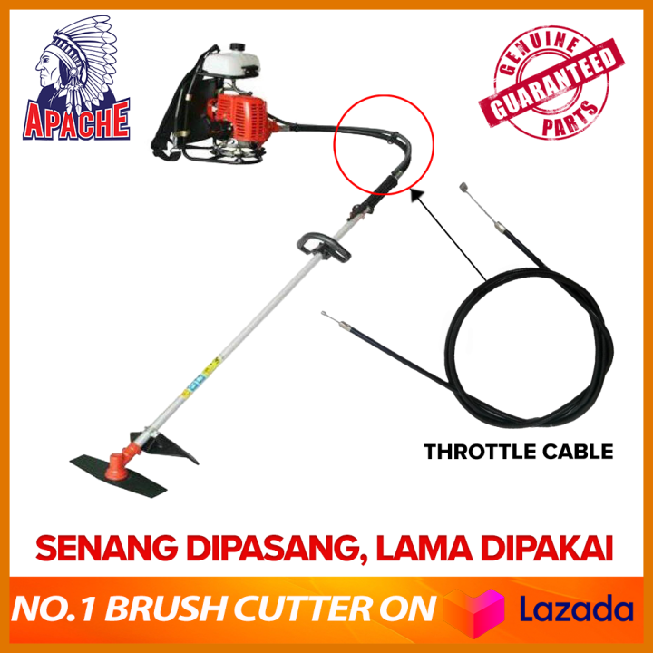 APACHE TurboCUT® WB728T Original Spare Part Brush Cutter Cutting Throttle Cable | Brush Cutter ...