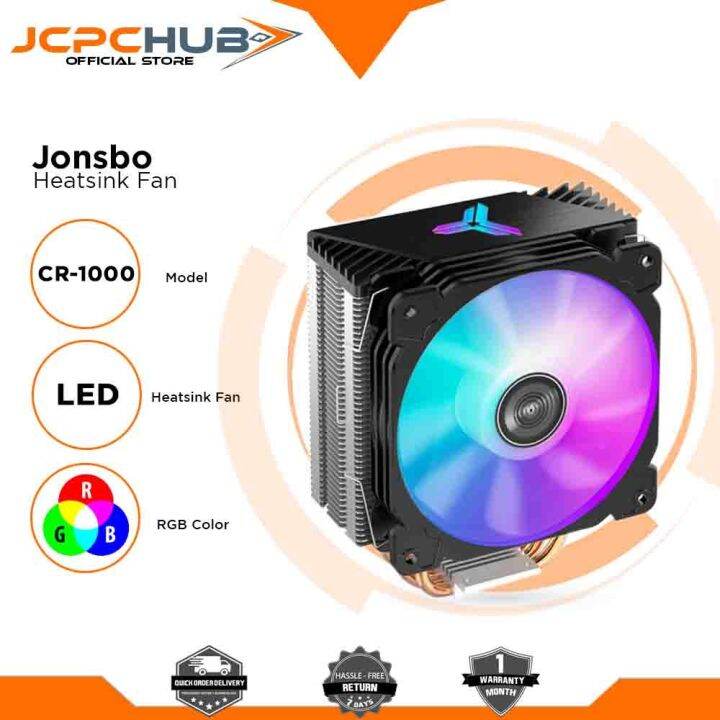 Jonsbo CR-1000 CR-1200 HSF CPU Cooler RGB LED Heat Sink Fan | Lazada PH
