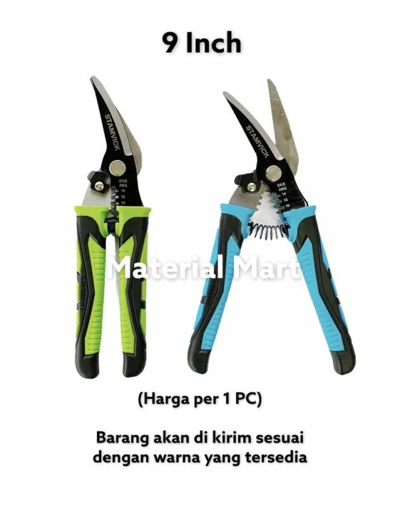 Gunting Baja Ringan Serbaguna | Gunting Seng Plat | Gunting Dahan Kawat ...