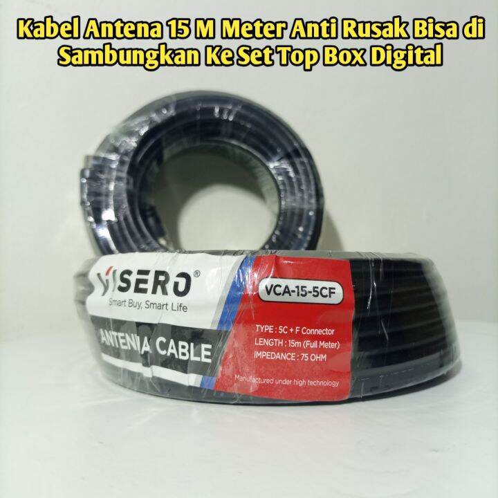 Kabel Antena TV DIGITAL Murah Bagus Jak Besi / Kabel antena 15m kabel ...