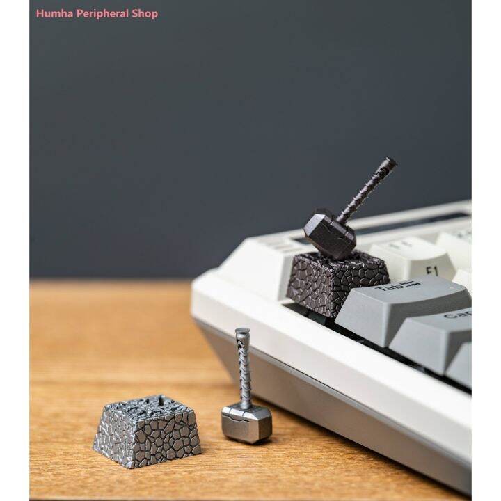 custom keycaps keycaps Artisan keycap Mjolnir keycap Thor Mjolnir ...