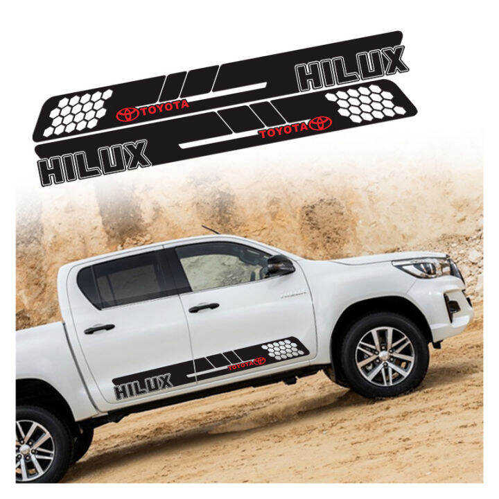 Sticker For Toyota Hilux，Car Side Door Sticker Car Body Decals ...