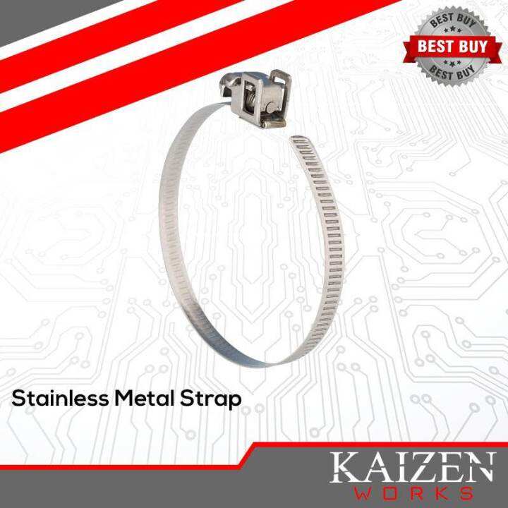 Metal Ring Stainless Straps For Distribution Box Pole Straps with Buckles / Locks | Lazada PH