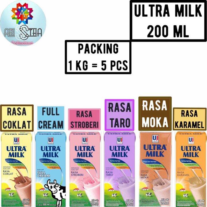 Ultra Milk Susu UHT 200 ML | Lazada Indonesia