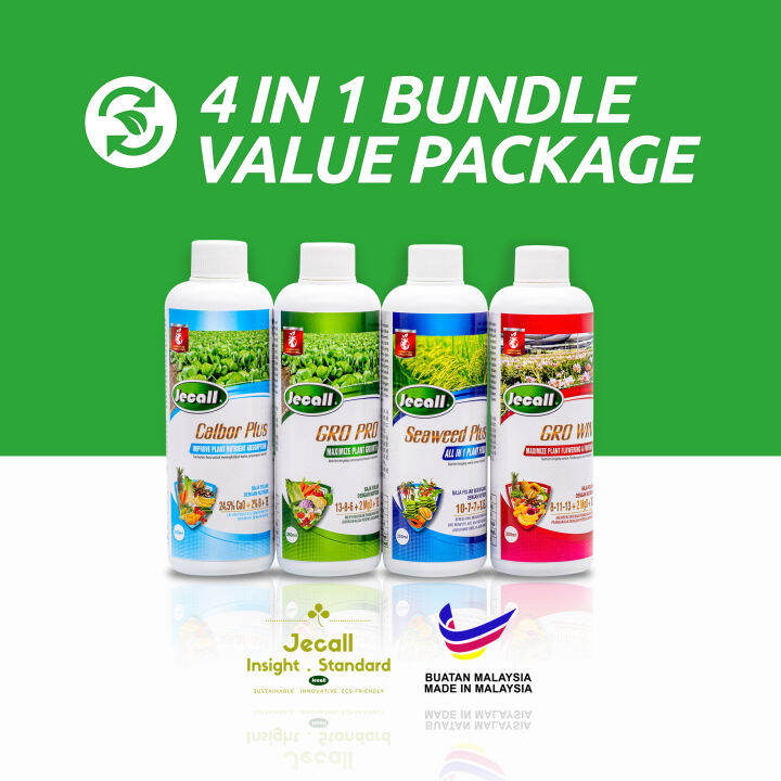 Jecall Bio Foliar Fertilizer 250ml Bundle Value Package of 4 SKUs | Lazada