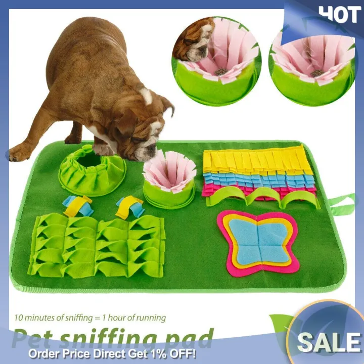 Washable Dogs Puppy Snuffle Mat Pet Puzzle Toy Sniffing Nose Training ...