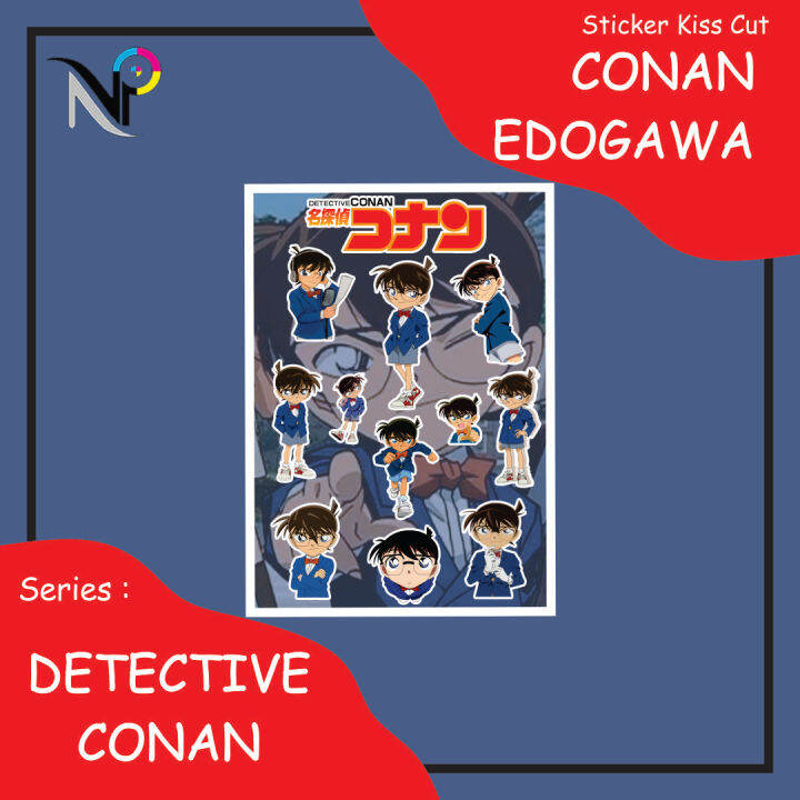 Sticker Kiss Cut Anime Detective Conan CONAN EDOGAWA | Lazada Indonesia