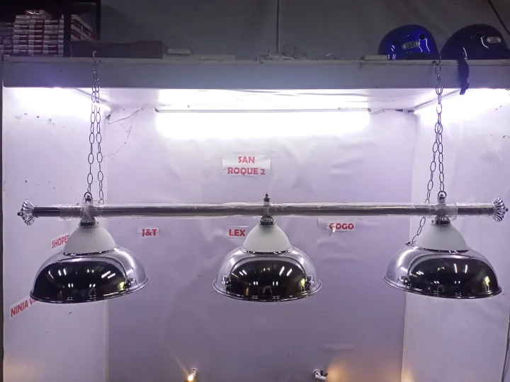 1 SET SILVER BILLIARD LAMP NEW DESIGN FOR BILLIARD TABLES/GAMIT SA ...