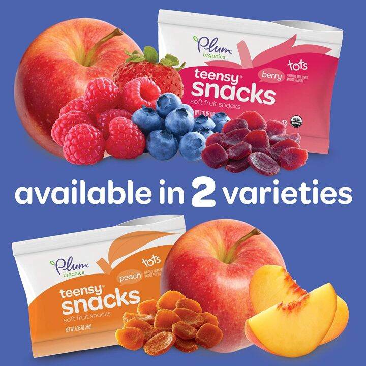 [PRE-ORDER] TEENSY SOFT FRUITS SNACKS TOTS PEACH BERRY 5 PACKS 10G EACH ...