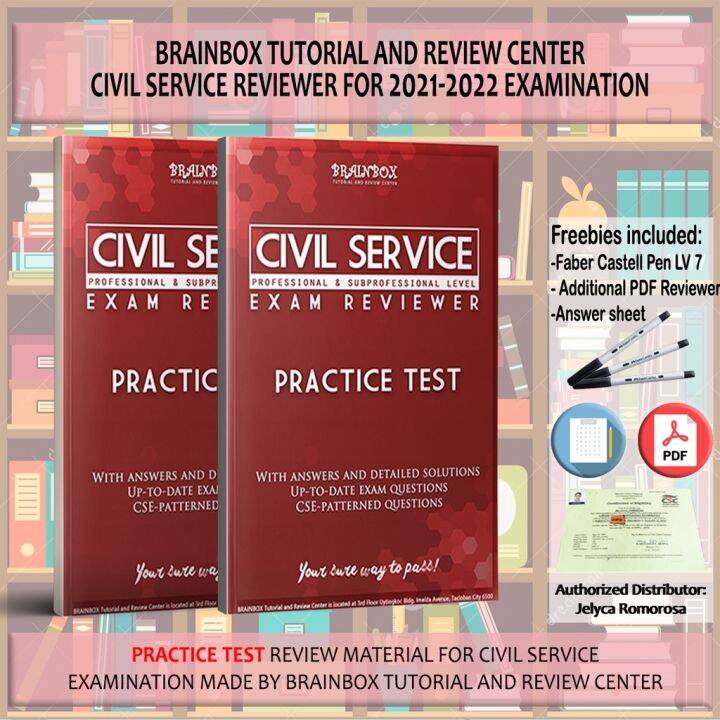 reading Brainbox Civil Service Reviewer - Practice Test | Lazada PH