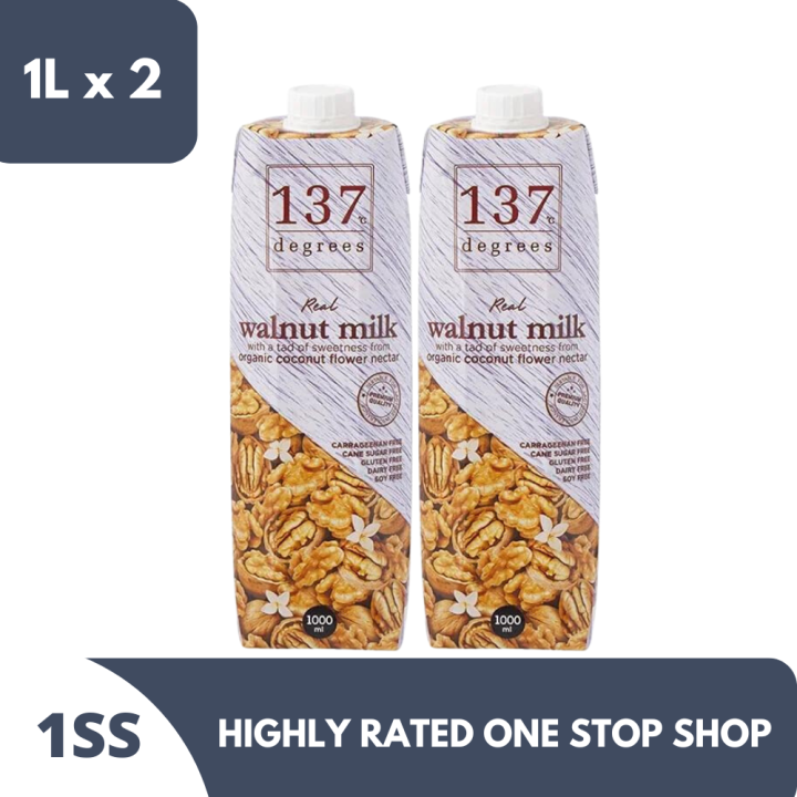 137 Degrees Walnut Milk Original 1L x 2 | Lazada PH