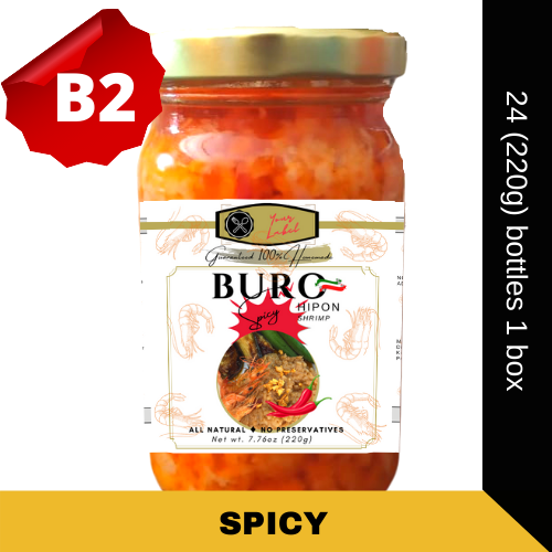 Burong HIPON SPICY RESELLER B2 -1 box - 24 (220g) bottles- Chi-Chi's ...