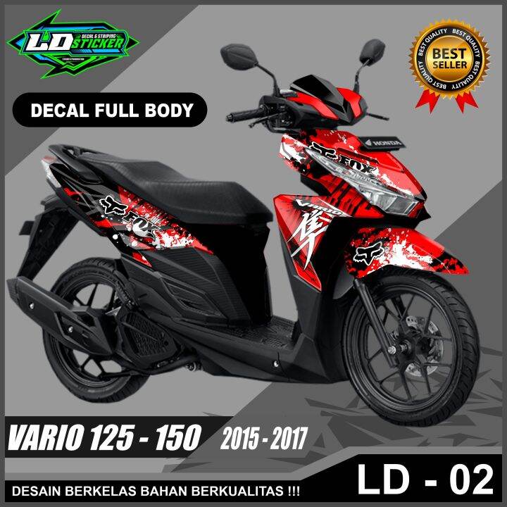 Decal vario 125 led full body Decal vario 150 led full body decal ...