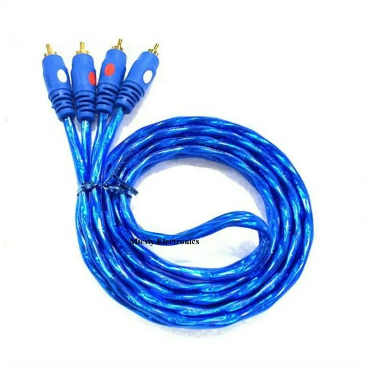 RCA 2x2 Jack Heavy duty Cable | Lazada PH