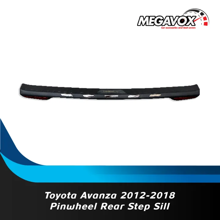 Toyota Avanza 2012-2018 Pinwheel Rear Step Sill | Lazada PH