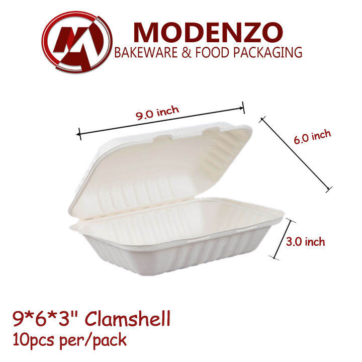 9x6x3 Clamshell (10pcs per pack) | Lazada PH
