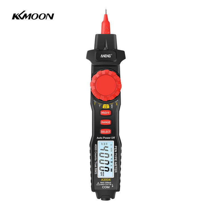 KKmoon ANENG A3004 Digital Pen Multimeter Auto Range NCV AC/DC ...
