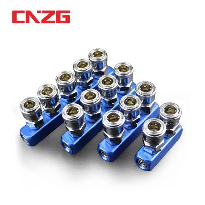 Air Quick Coupler Gas Distributor Compressor Fittings 1/4 Quick ...