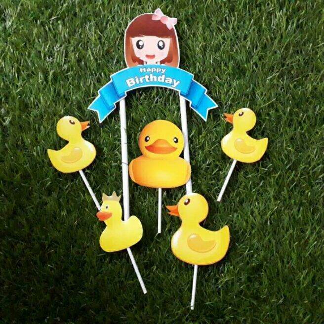 topper toper hiasan dekorasi kue cake tart nasi tumpeng happy birthday ...