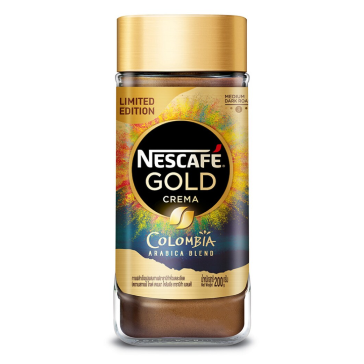 Nescafe Gold Crema Colombia Arabica Blend เนสกาแฟ โกลด์ เครม่า ...