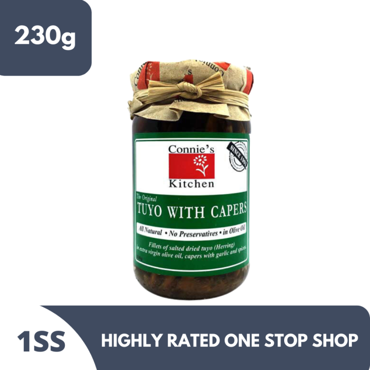 Connie's Kitchen Original Tuyo with Capers 230g | Lazada PH