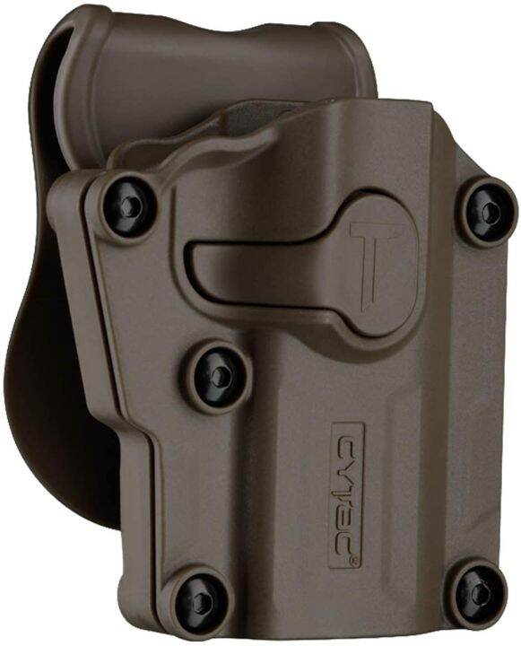 Mega-Fit Universal Holster FDE | CYTAC Holster ซองพกนอกปลดนิ้วชี้ ...