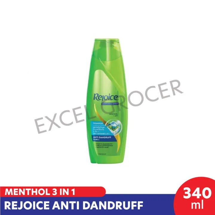 Rejoice 3-in-1 Anti-Dandruff Shampoo 340ml | Lazada