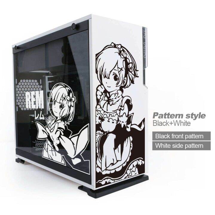 {office stationery} REM Re:Life Anime สติ๊กเกอร์ Casing PC การ์ตูนโฮสต์ ...