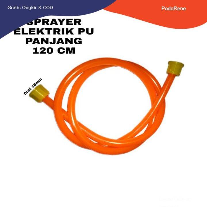 SELANG SPRAYER GENDONG ELEKTRIK / ALAT SEMPROT HAMA / KNAPSACK 120Cm ...