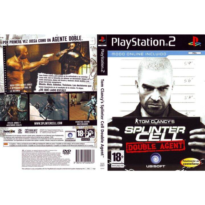 แผ่นเกมส์ PS2 Tom Clancy's Splinter Cell Double Agent คุณภาพ ส่งไว ...