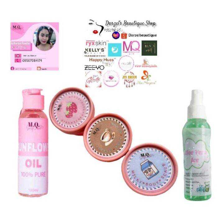 ℗⊕ [AUTHENTIC] MQ ALOE VERA ICE FACE BODY MIST / SUNFLOWER OIL / BODY ...