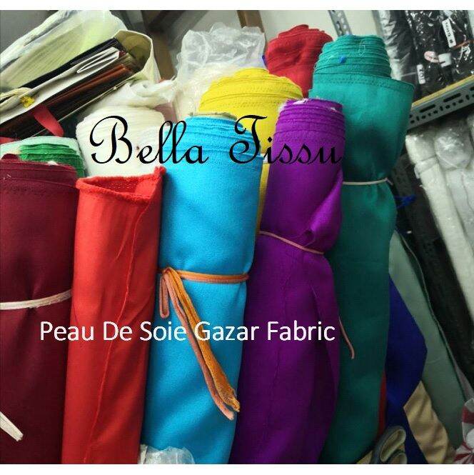 PEAU DE SOIE Gazar fabric 60" width sold in Yards | Lazada PH