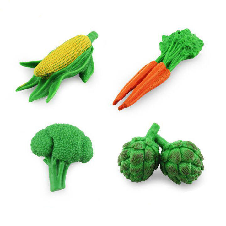 MONSTER Simulated Fruit and Vegetable Model Set Apple, Banana, Carrot ...