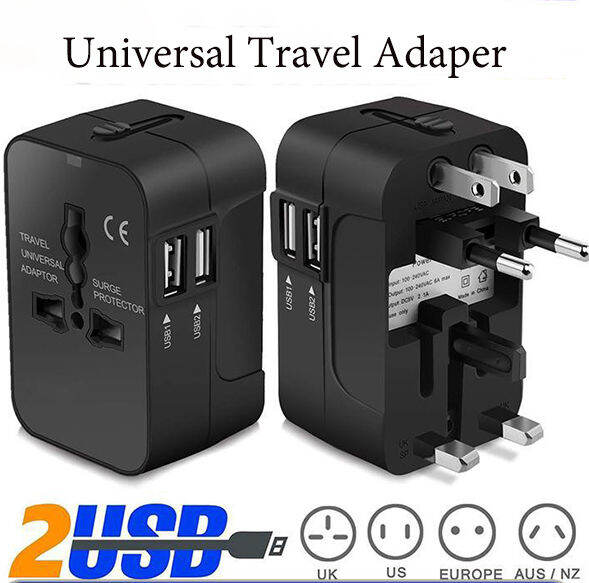 Universal Conversion Socket Travel Adapter Adaptor Converter Wall Charger AC Power Plug All in ...