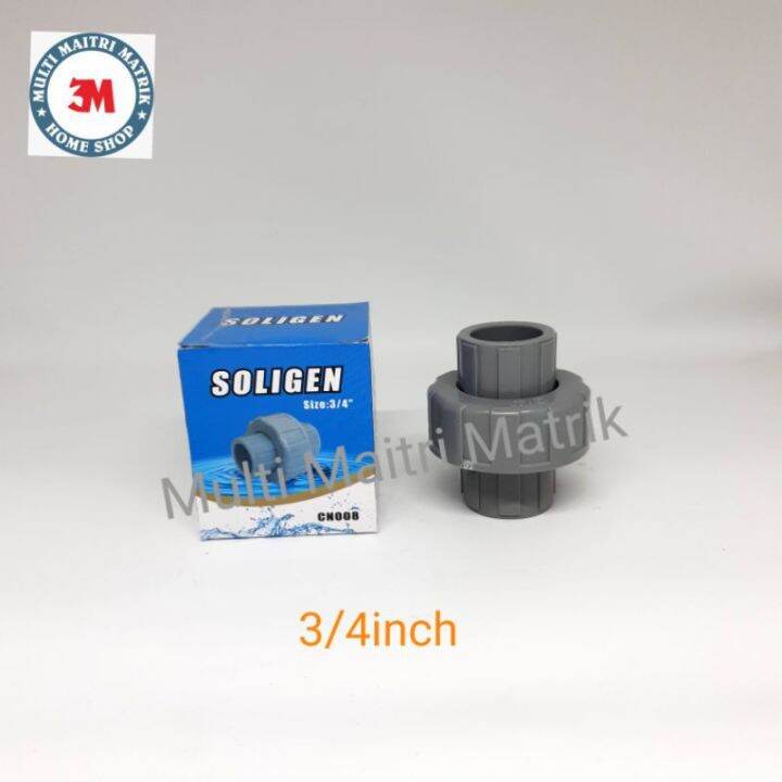 Watermur pvc /watermur pvc 3/4" Soligen /watermur pompa union fitting ...