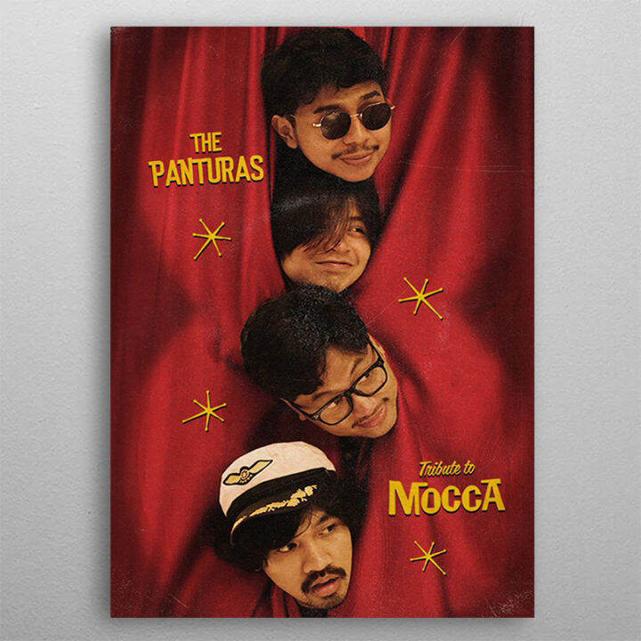 poster dinding kayu aesthetic gambar band The Panturas | SK77 | poster ...