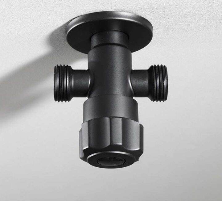 304 STAINLESS NANO BLACK MATTE FINISH TWO WAY ANGLE VALVE | Lazada PH