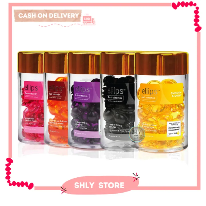 Ellips Hair Vitamin Botol Isi 50 pcs By Shly store | Lazada Indonesia