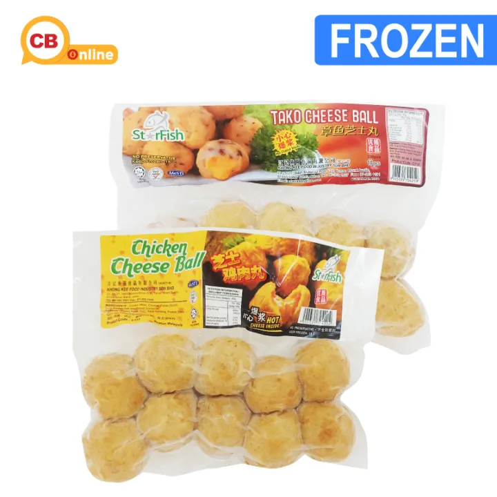 STAR CHEESE BALL ( TAKO / CHICKEN ) 10PCS (200G) | Lazada