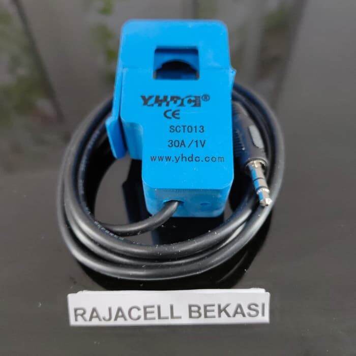 30A SCT-013-030 Non-invasive AC Current Sensor Arus Clamp Transformer ...