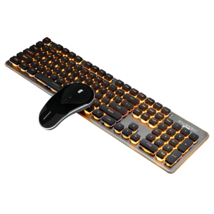 Wireless Trendy Keyboard and Mouse Combo Ergonomic Design for Computer ...